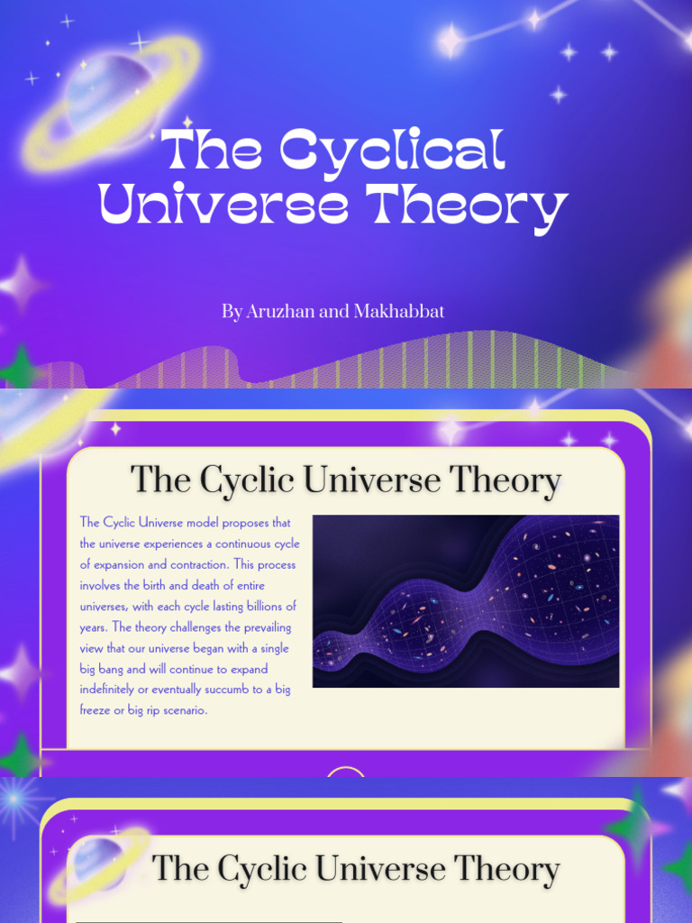 Cyclic Universe: A New Cosmic Theory | PDF | Universe | Astrophysics