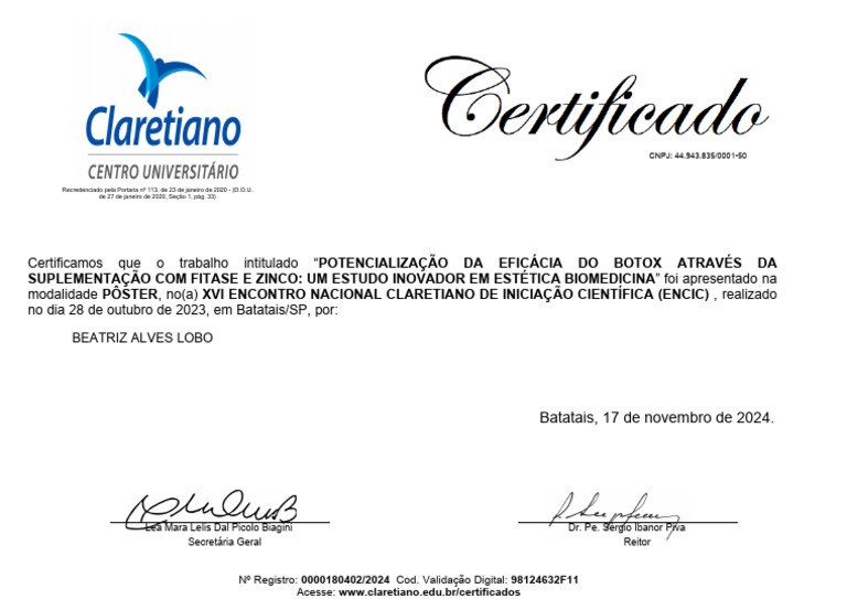 Certificado Encic | PDF