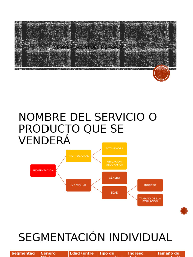 Copia de Matriz de Segmentación Del Mercado | PDF