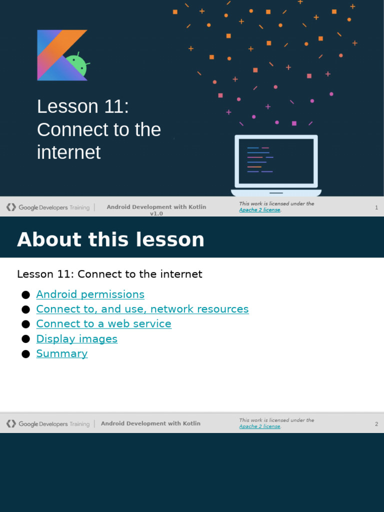 Android Kotlin: Internet Connectivity Guide | PDF | Json | Android ...