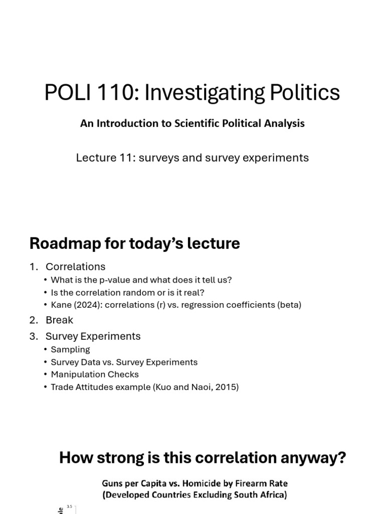 110 Lecture 11 Pdf Statistics Statistical Significance