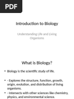 Biology Class 9 Notes - Chapter 1 | PDF
