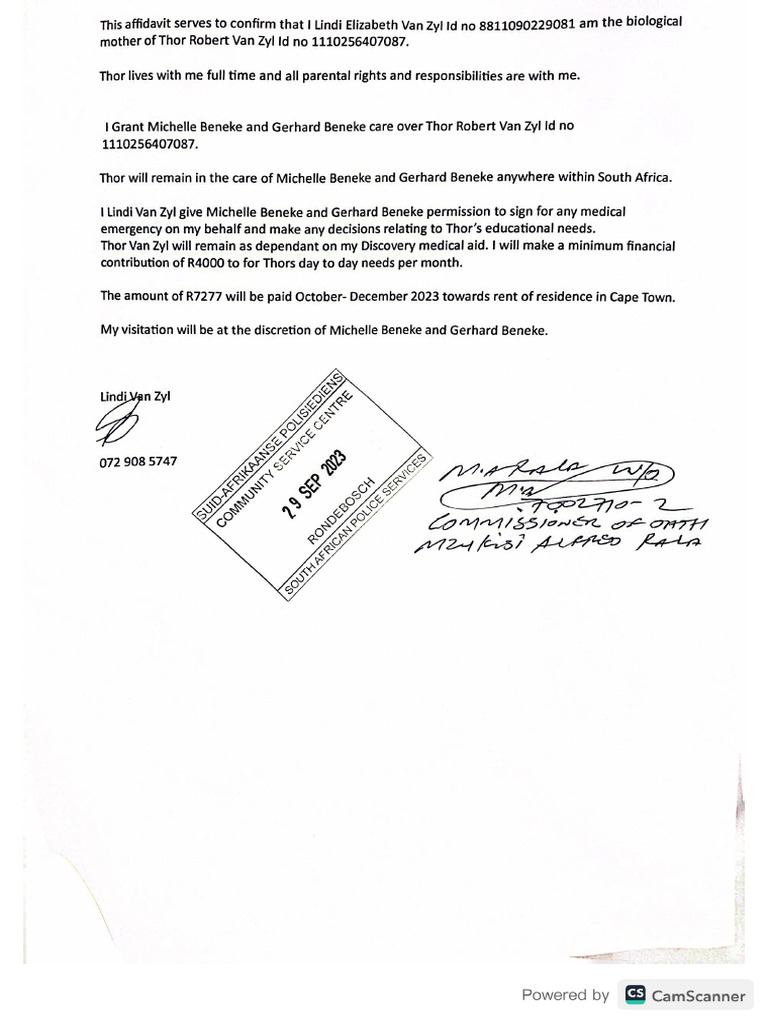 Affidavit Final | PDF