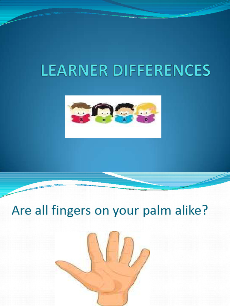 Understanding Learner Differences | PDF | Personality Type | Learning ...