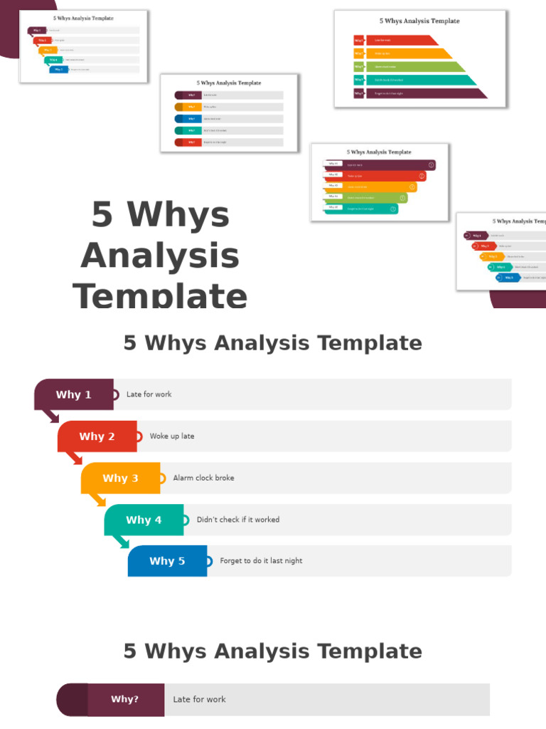 Slide - Egg-78331-5 Whys Analysis Template | PDF | Computing | Software