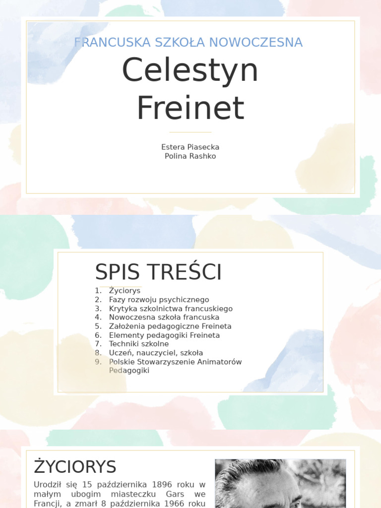 Celestyn Freinet | PDF