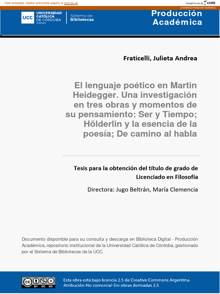 El Lenguaje Poetico en Martin Heidegger | PDF | Martin Heidegger ...