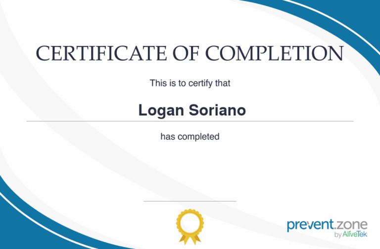 Certificate of Completion | PDF | Computers