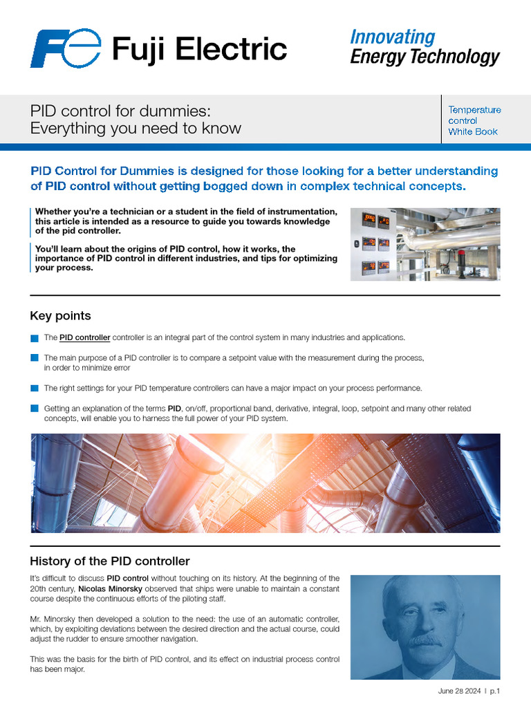 History PID Controller For Dummies | PDF | Control Theory | Applied Mathematics