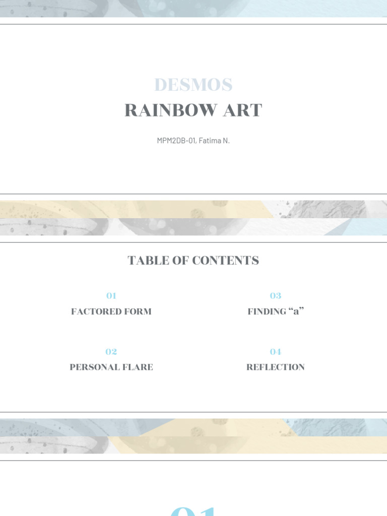Fatima - Rainbow Art Desmos | PDF | Coordinate System | Mathematics