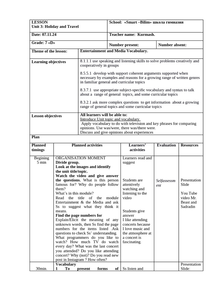 Intertainment and Media | PDF | Vocabulary | Linguistics