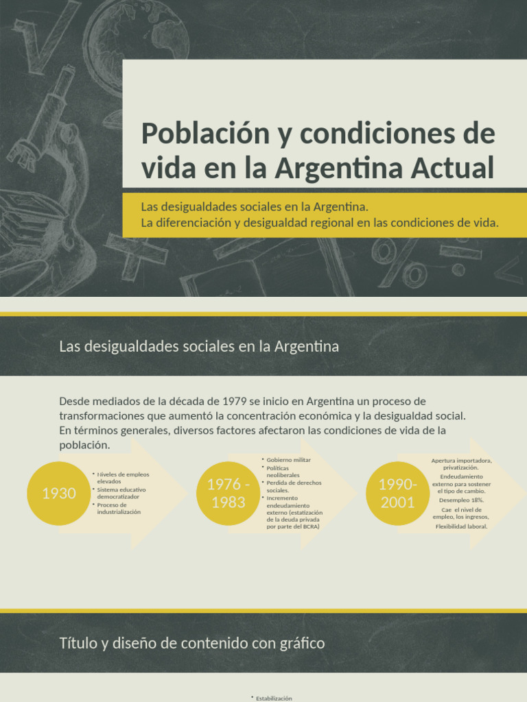 Población y Condiciones de Vida en La Argentina | PDF | Desigualdad ...