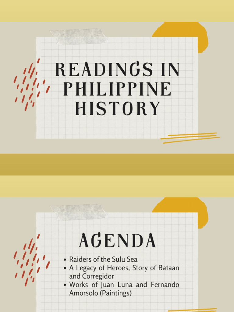 Reading in Philippines History Week 9 | PDF