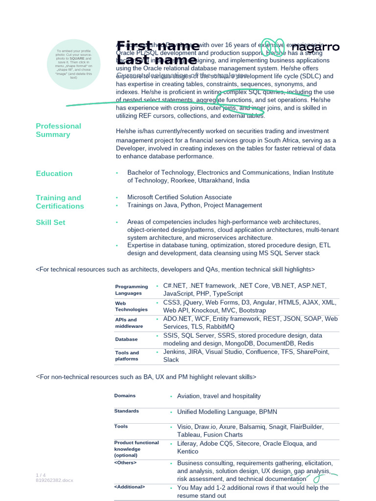 Nagarro Standard Format | PDF | Sql | Databases