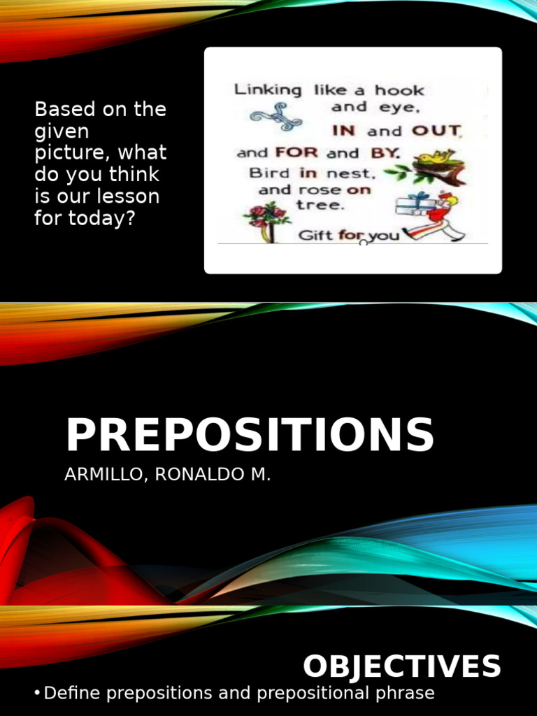 Preposition Chapter 5 | PDF | Preposition And Postposition | Part Of Speech