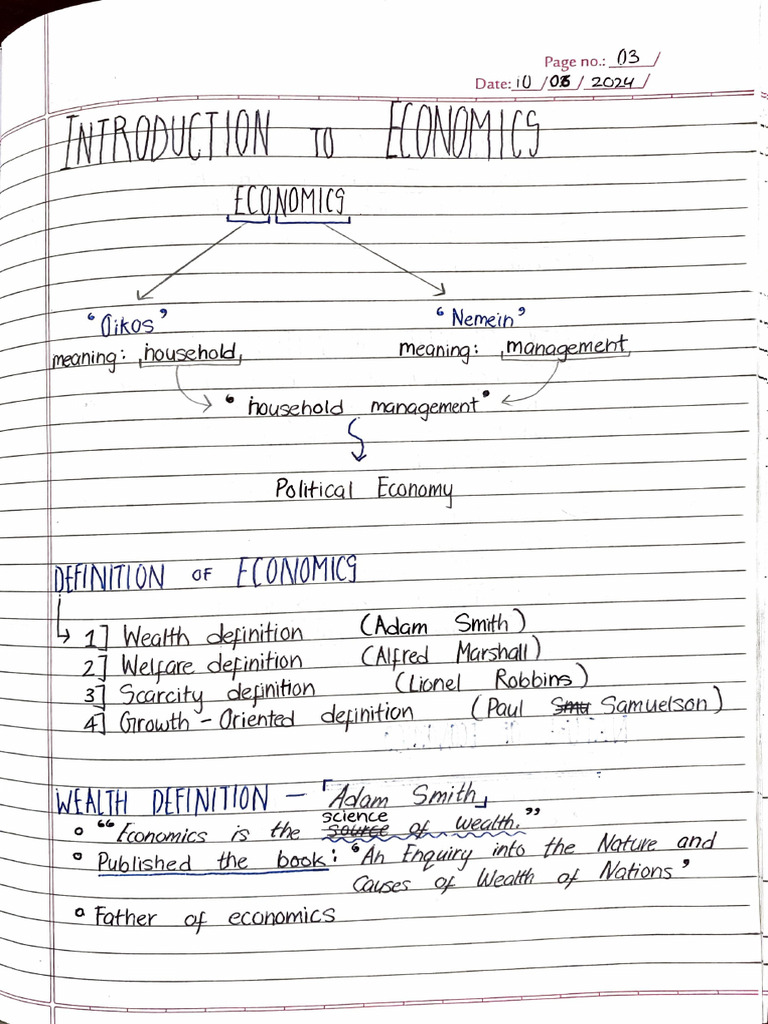 Introduction To Economics | PDF