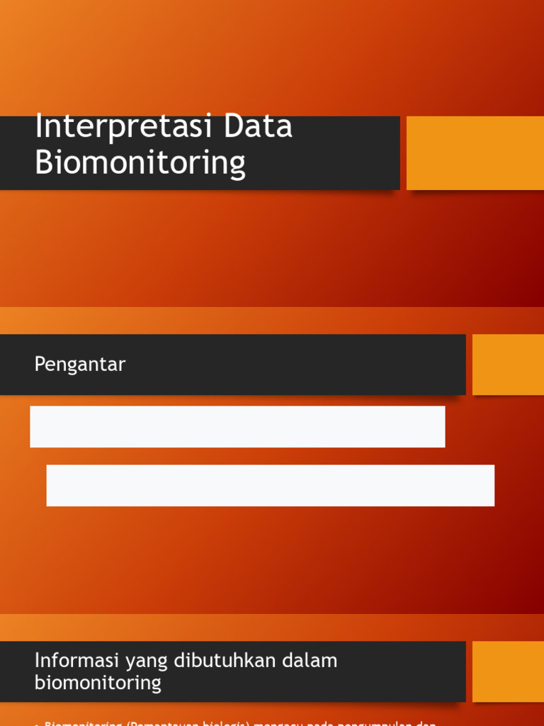 Interpretasi Data Biomonitoring | PDF