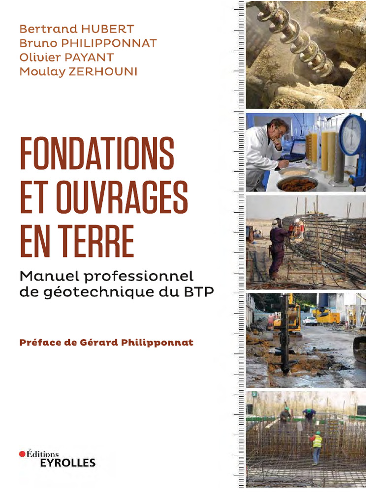Manuel Professionnel de G Otechnique Du BTP Philipponnat 1731192328 | PDF