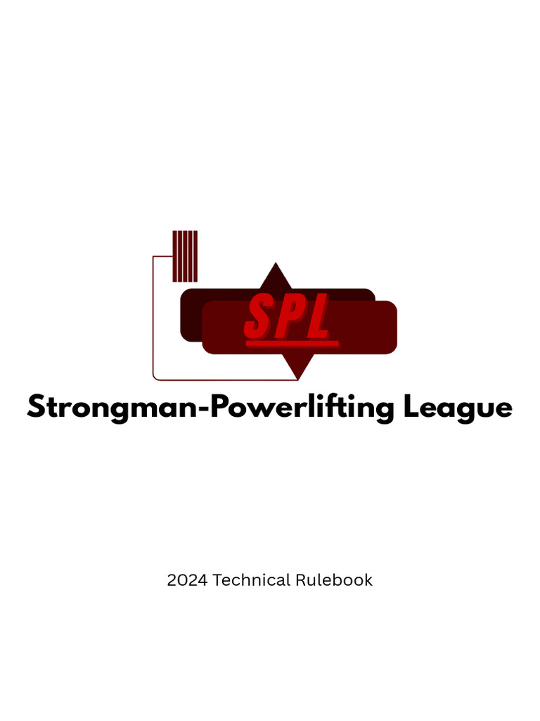 Strongman-Powerlifting League Technical Rulebook | PDF | Weight ...