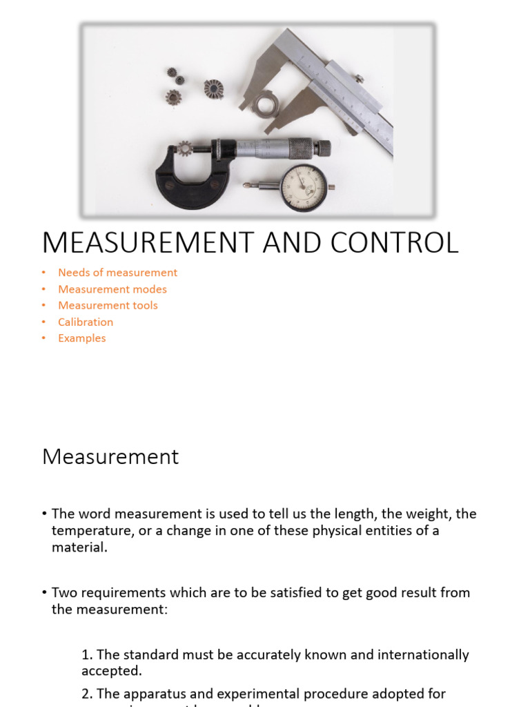 Lecture 4. Measurement | PDF | Thermocouple | Metrology