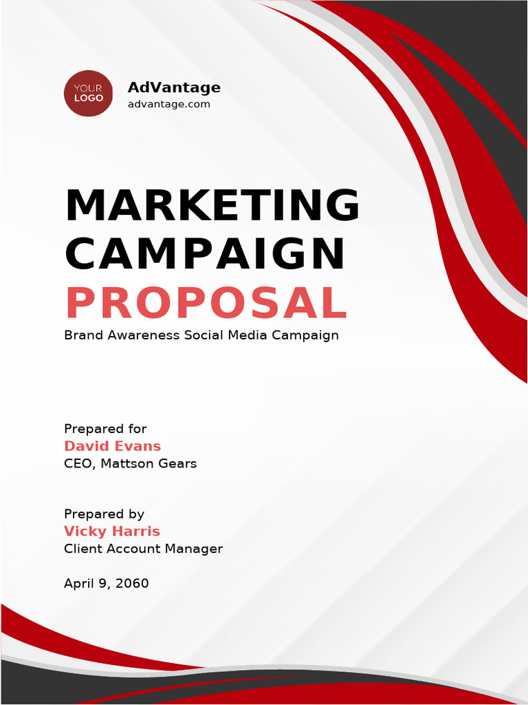Proposal Cover Page Template | PDF | Business