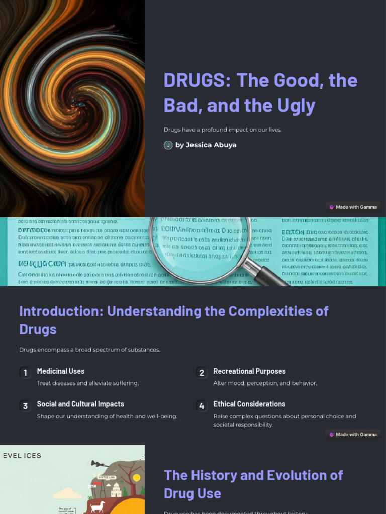 DRUGS The Good The Bad and The Ugly | PDF | Drugs | Substance Abuse