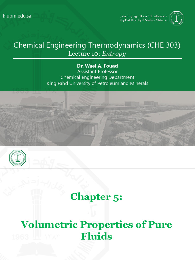 Lecture 10_CHE303 | PDF | Applied And Interdisciplinary Physics | Physical Chemistry