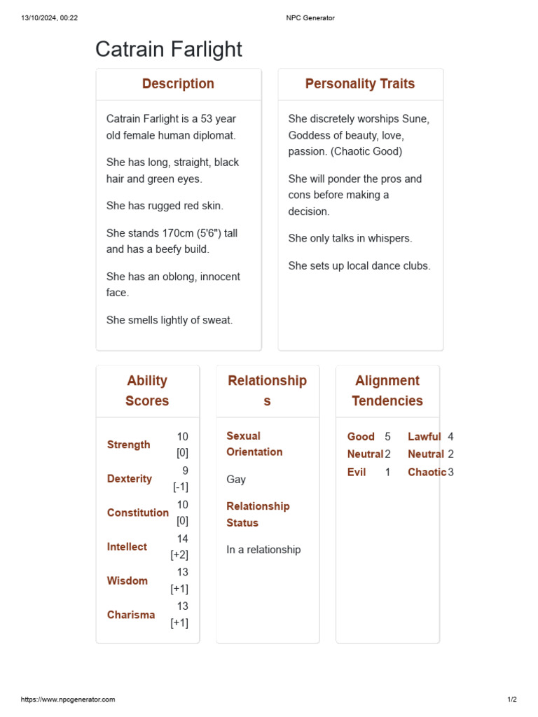 Catrain Farlight | PDF