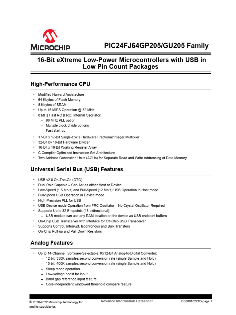 VBAT Emulation Using PIC24F Extreme Low-Power Microcontrollers | PDF ...