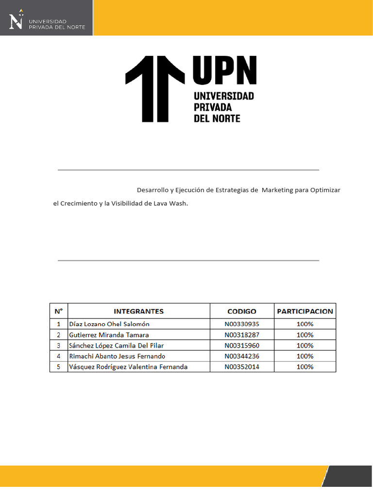 Proyecto Final Gerencia de Marketing | PDF | Marketing | Calidad (comercial)