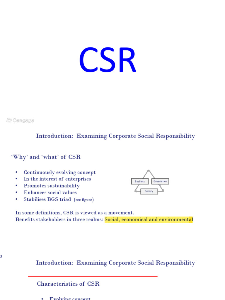Session 6-7 CSR | PDF | Corporate Social Responsibility | Sustainability Session 6-7 CSR | PDF | Corporate Social Responsibility | Sustainability