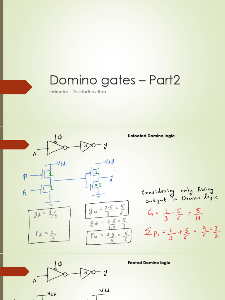 Lecture27 Domino Gates | PDF