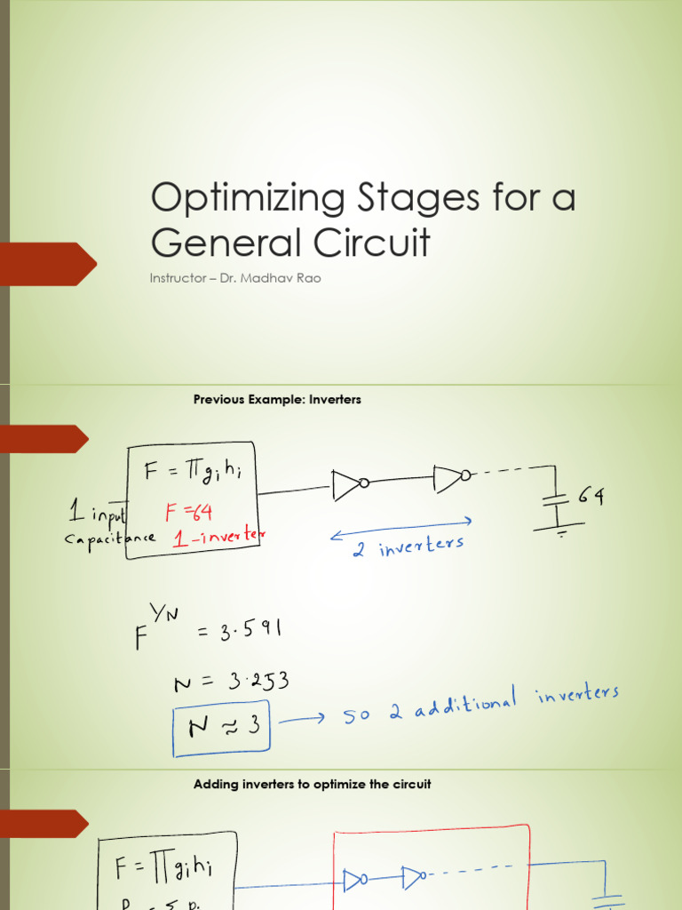 Lecture20 GeneralizedCircuit Stages | PDF | Science & Mathematics ...