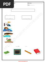 UKG Maths and English Syllabus 2025-26 | PDF