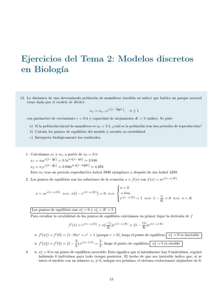 Ejercicios Examen Tema 2 | PDF | Valores propios y vectores propios | Ecuaciones