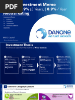 Danone Integrated Annual Report 2022 | PDF | Sustainability | Healthy Diet