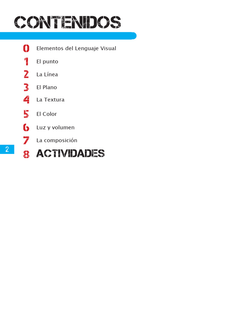 Elementos Del Lenguaje Visual Ficha Teorica | PDF | Color | Amarillo
