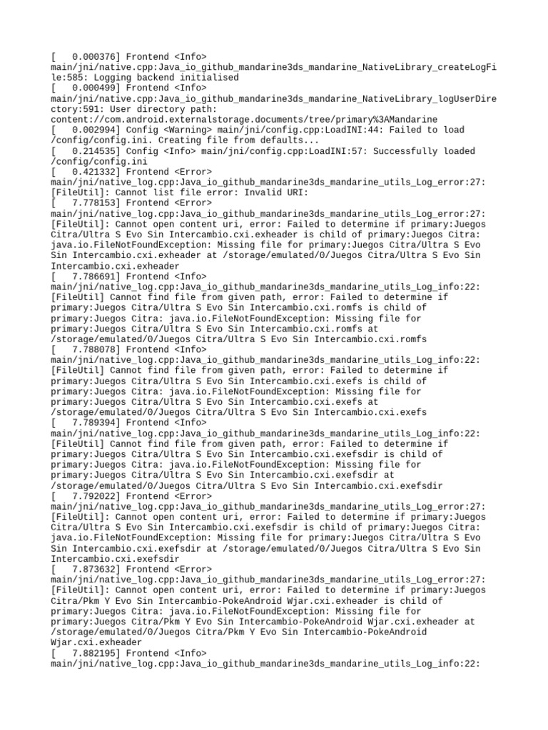 Mandarine Log - Txt.old | PDF | Computer Architecture | System Software