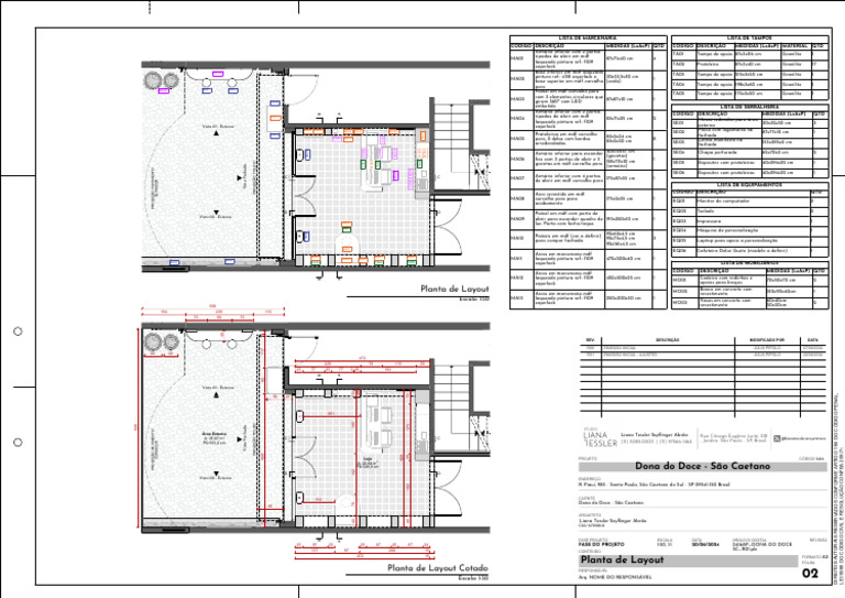 02_PLANTA DE LAYOUT | PDF | Projeto arquitetônico | Arquitetura