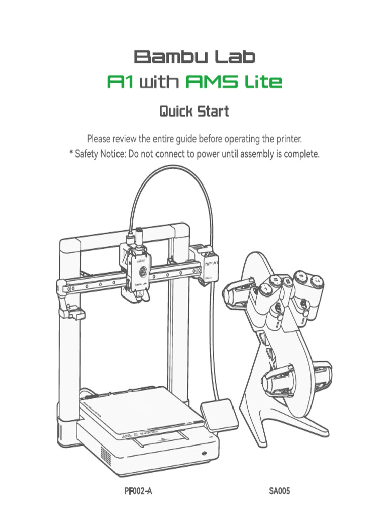 A1 Combo Quick Start - V0 (EN) | PDF