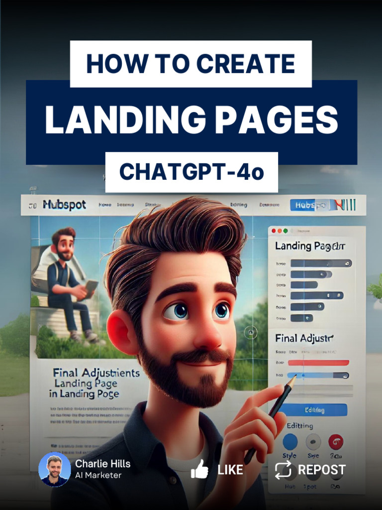 Step by Step Guide How To Create Landing Pages ChatGPT 4o 1727600148 | PDF | Business