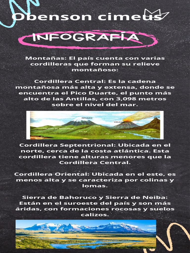 Montañas El País Cuenta Con Varias Cordilleras Que Forman Su Relieve ...