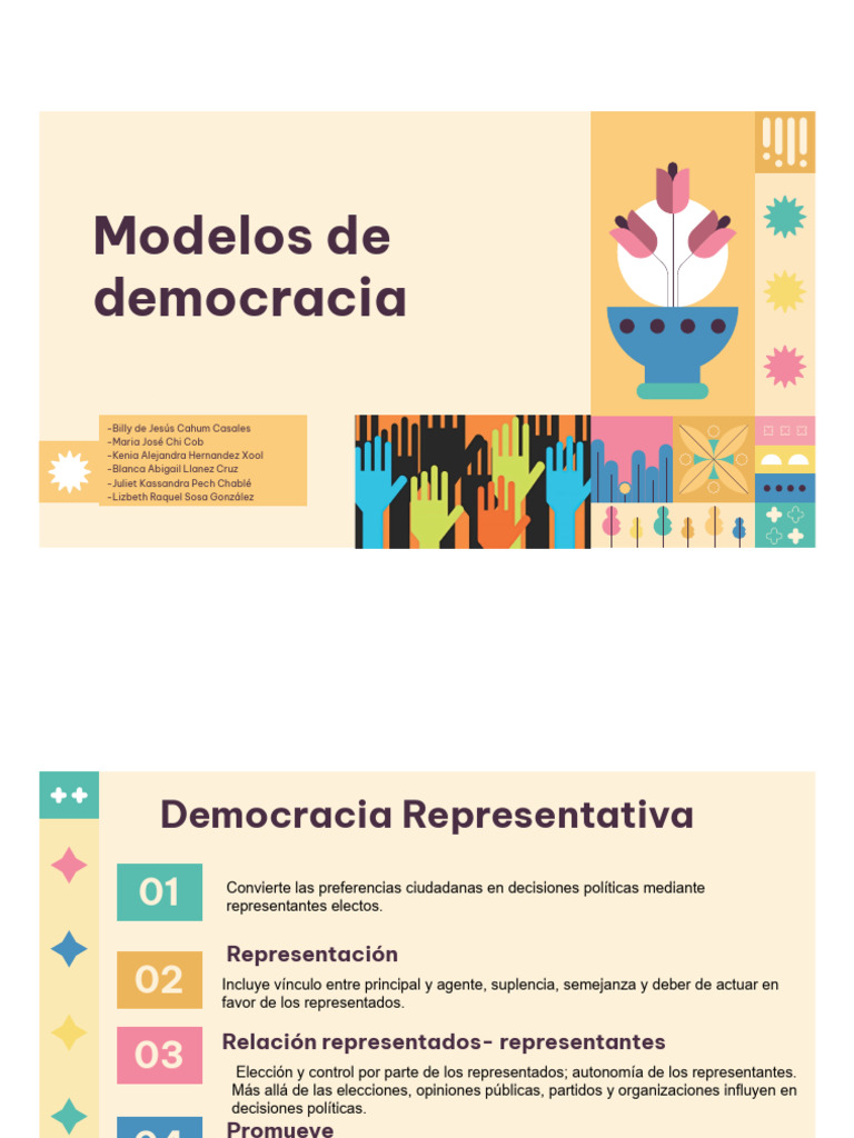 Modelos de Democracia y Participación Ciudadana | PDF | Democracia ...