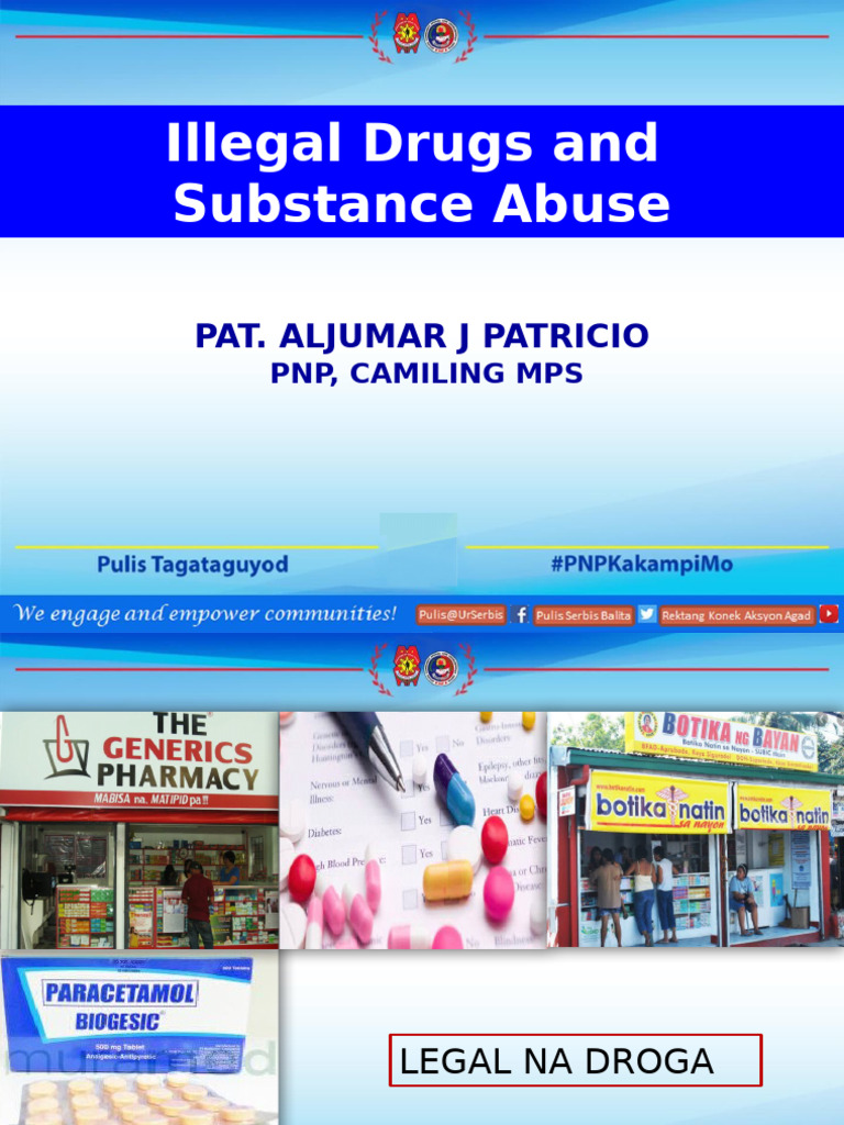 Drug Abuse Lecture | PDF
