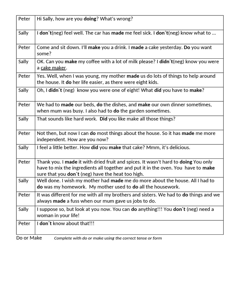 Do - or - Make Students | PDF