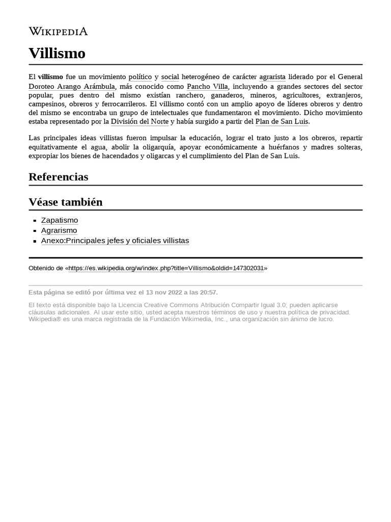 Villismo | PDF