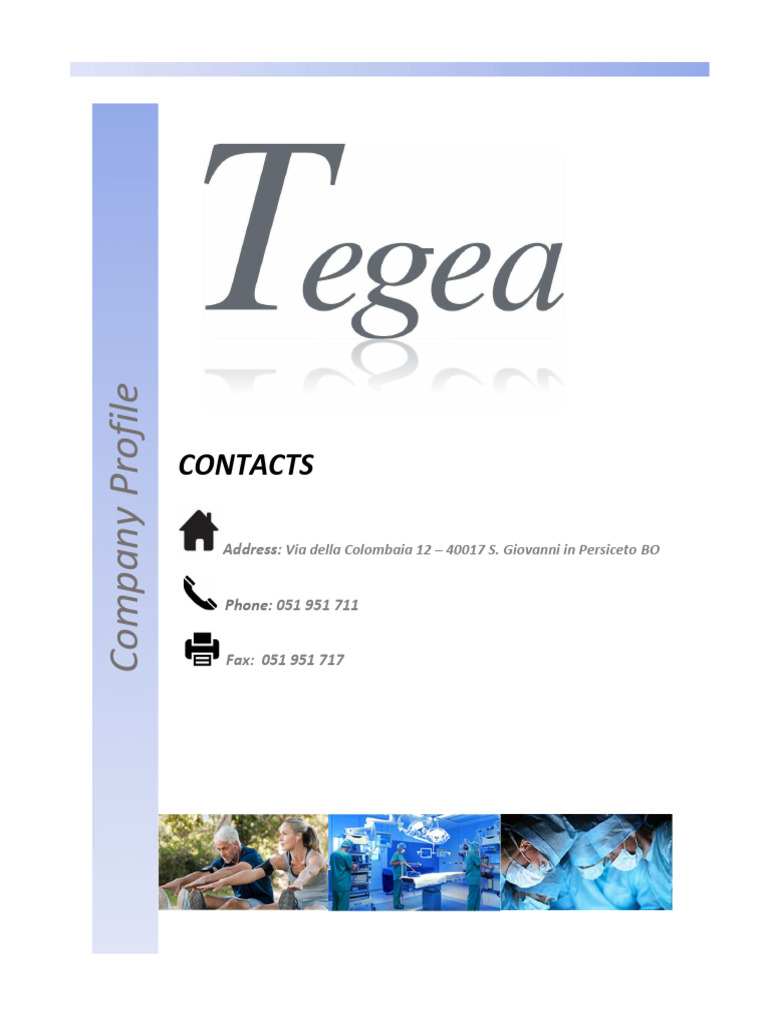 Company Profile Tegea Eng | PDF | Medical Device | Clinical Medicine