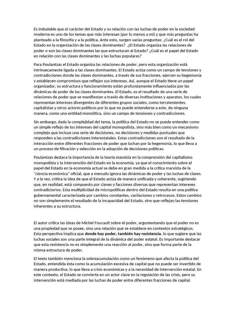 Pou Lanzas | PDF | Estado (política) | Antonio Gramsci