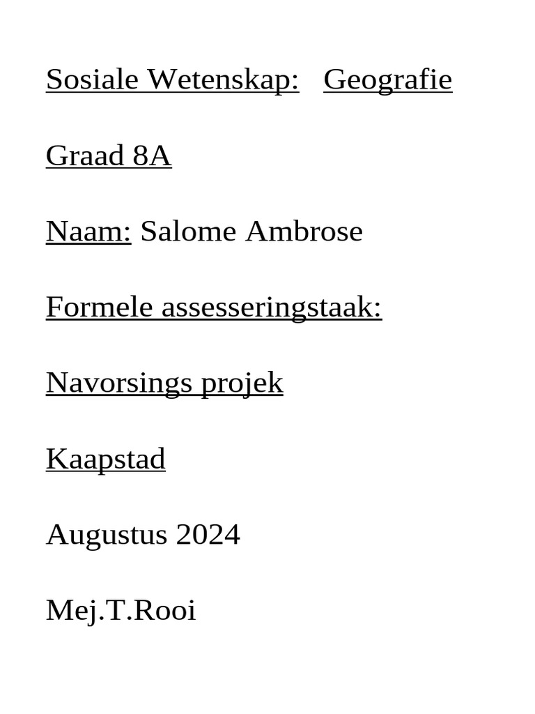 Sosiale Wetenskap | PDF