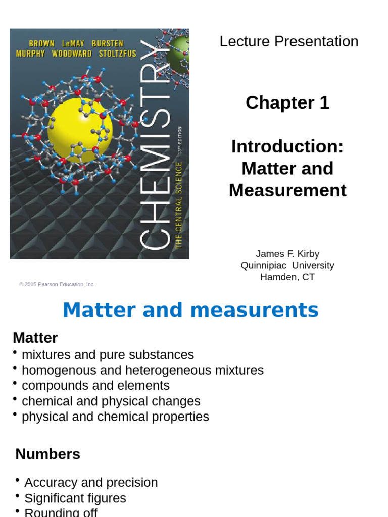01_Lecture -1 | PDF | Chemical Substances | Mixture